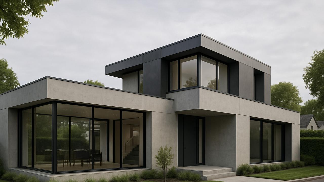 8 Model Rumah Leter L yang Estetik Tampak Depan, Bikin Betah