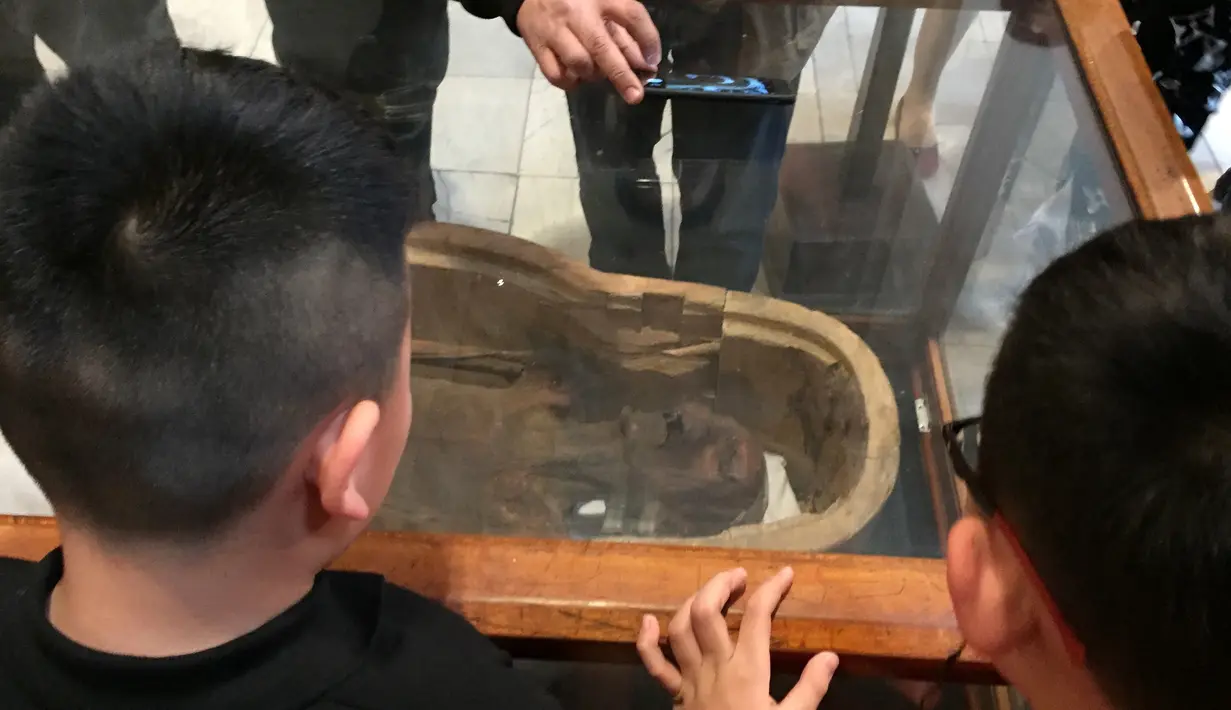 FOTO: Bikin Merinding, Museum Mesir Pamerkan Mumi Menjerit - Foto ...