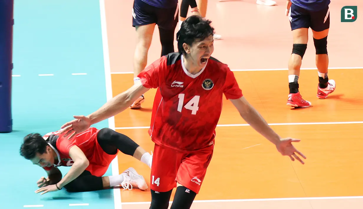 Foto: Timnas Putra Indonesia Bermain Luar Biasa di Final Bola Voli SEA ...