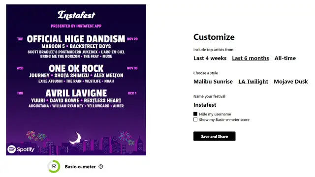 Spotify Instafest Viral, Ini Cara Bikin Poster Festival dengan Line Up ...
