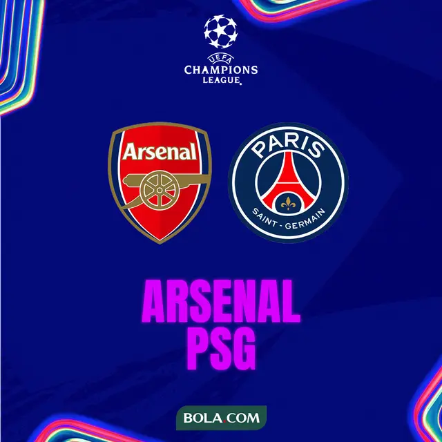 Link Live Streaming Liga Champions Arsenal vs PSG, Sebentar Lagi Mulai ...