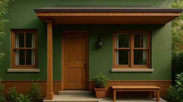 7 Kombinasi Cat Rumah Warna Hijau yang Bagus dan Elegan, Bikin Hunian ...