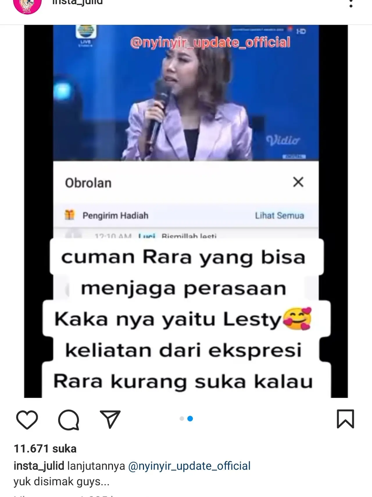 Kiky Saputri Bawakan Materi Komedi yang Bahas Lesti Kejora dan Rizky Billar, Reaksi Rara LIDA ...