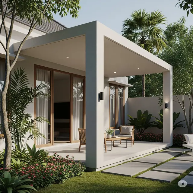 10 Inspirasi Model Tiang Teras Segi Empat Estetik, Bikin Rumah ...