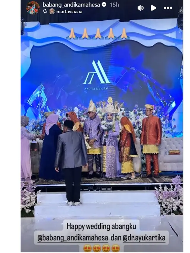 7 Potret Pesta Resepsi Kedua Andika Kangen Band dan Istri, Digelar ...