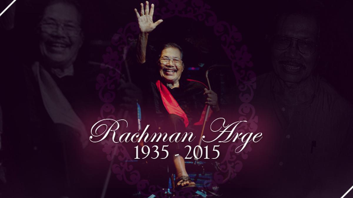 Selamat Jalan, Budayawan dan Aktor Rachman Arge Meninggal ...