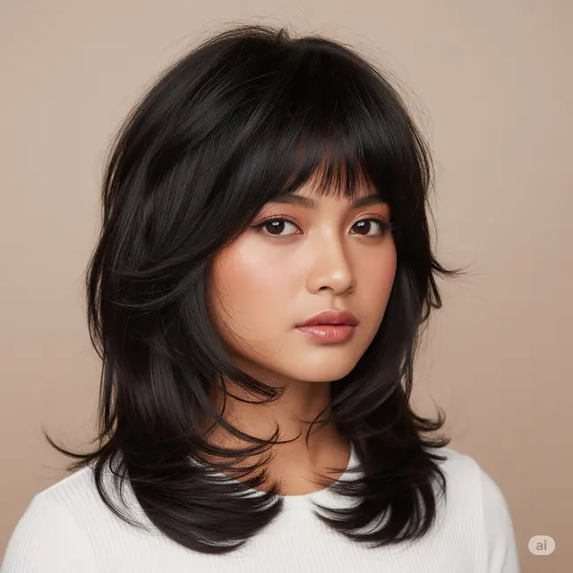 9 Gaya Rambut Segi Bertingkat Cocok untuk Semua Wajah, Stylish ...