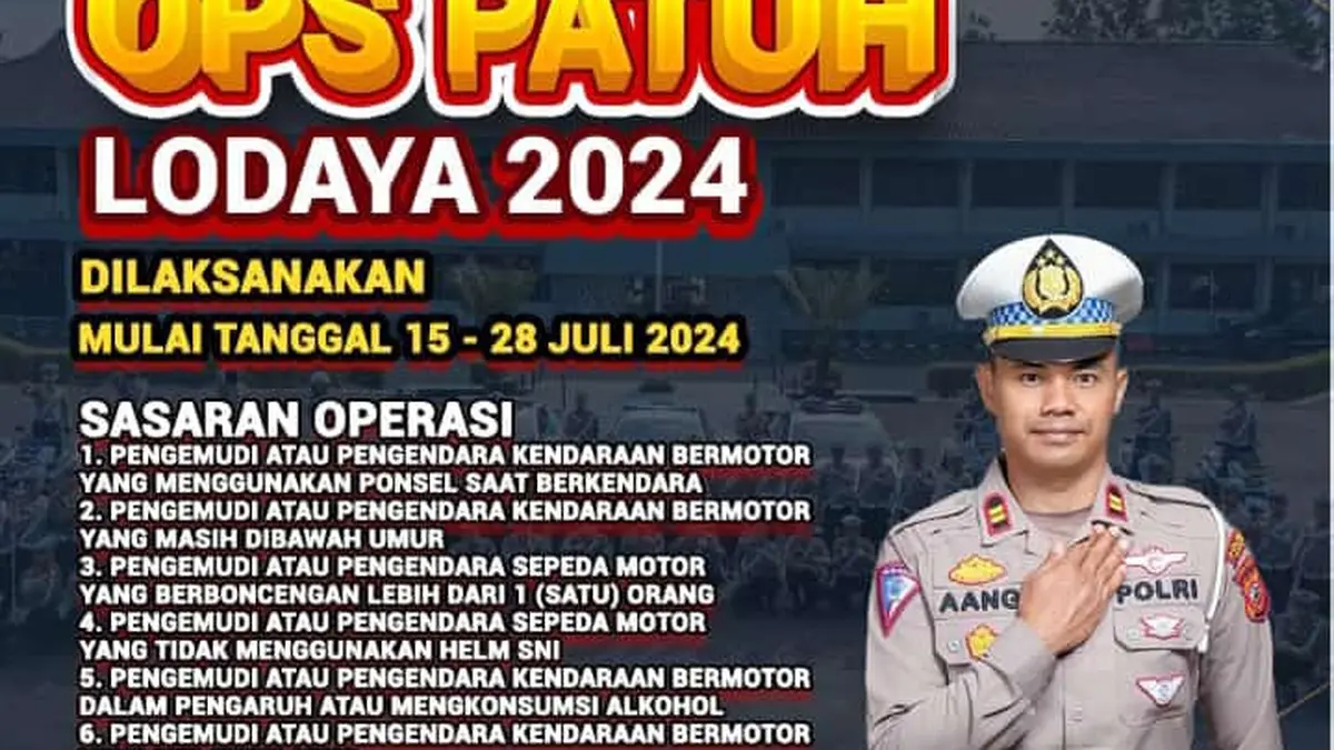 Berita Operasi Patuh Lodaya 2024 Hari Ini - Kabar Terbaru Terkini | Liputan6.com