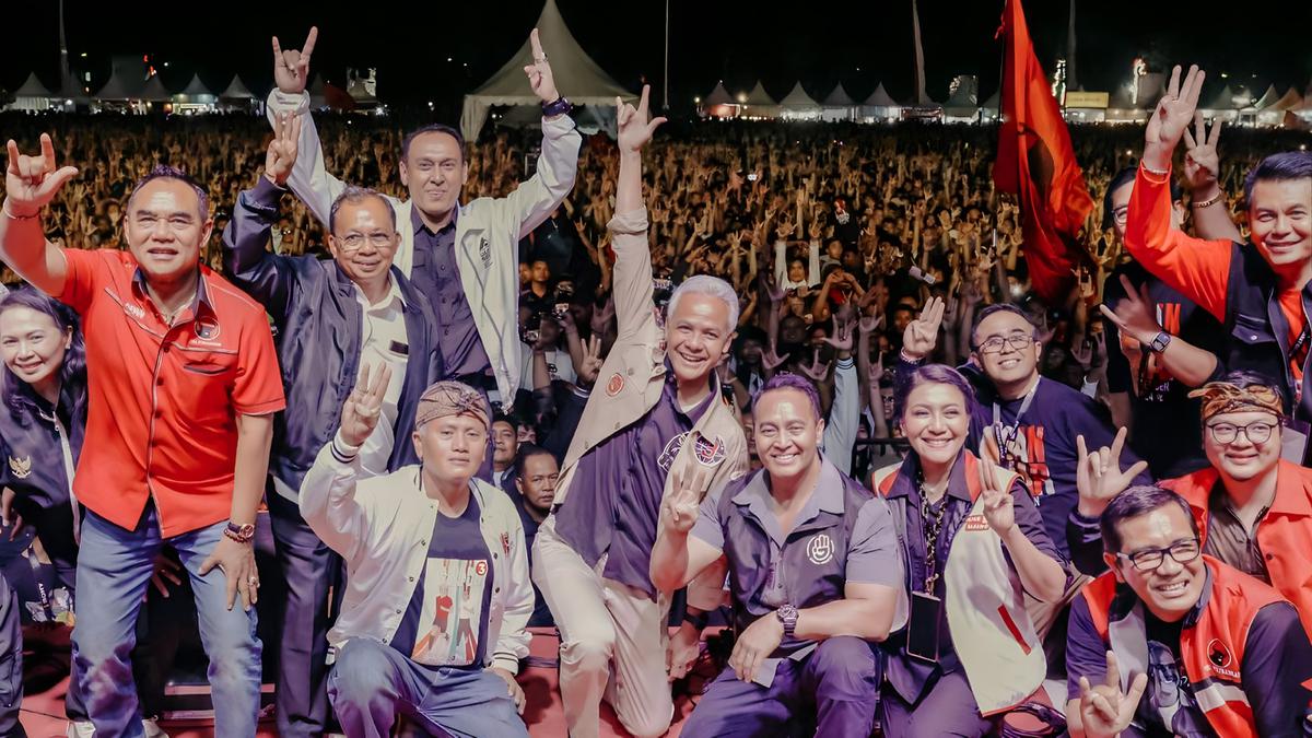 Ganjar Pranowo Beri Pesan ke Ribuan Pendukungnya di Denpasar: Tetap Solid - Pemilu Liputan6.com