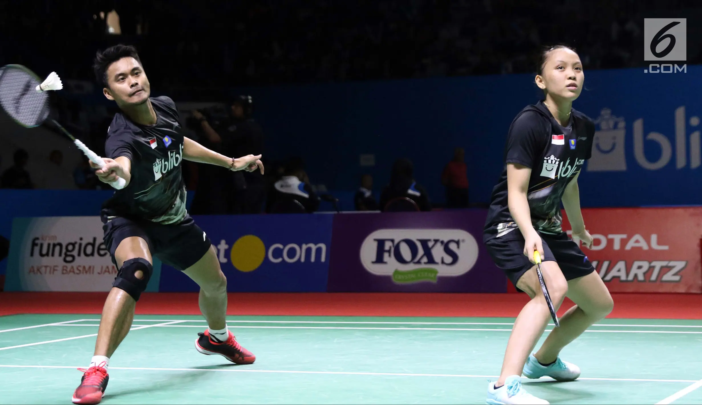 FOTO: Tontowi Ahmad/Winny Oktavina Menang Mudah Atas Pasangan India ...
