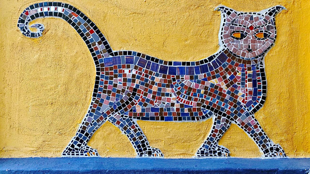 Contoh Gambar Kolase yang Mudah Dibuat, Kolase Biji-Bijian, Keramik ...