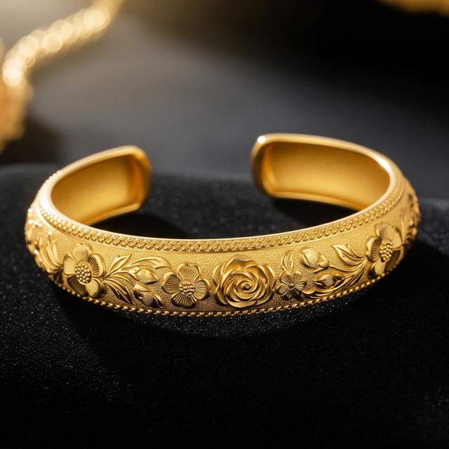 9 Desain Gelang Ukir Emas Tua 8 Gram Klasik, Warisan Berkilau di ...