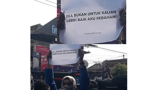 11 Poster Kocak Demo Mahasiswa Tolak RUU KUHP, Lucu tapi Bikin Baper ...