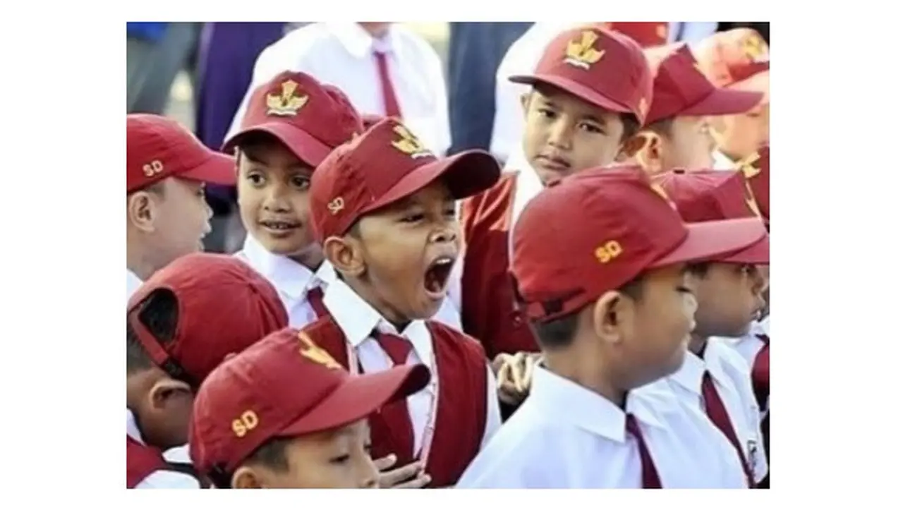 6 Pose Anak Sekolah Lagi Menguap Ini Bikin Auto Ngantuk - Hot Liputan6.com