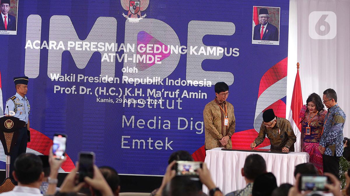 Resmikan Gedung Baru ATVI-IMDE, Wapres Ma’ruf Amin Tekankan Pentingnya ...