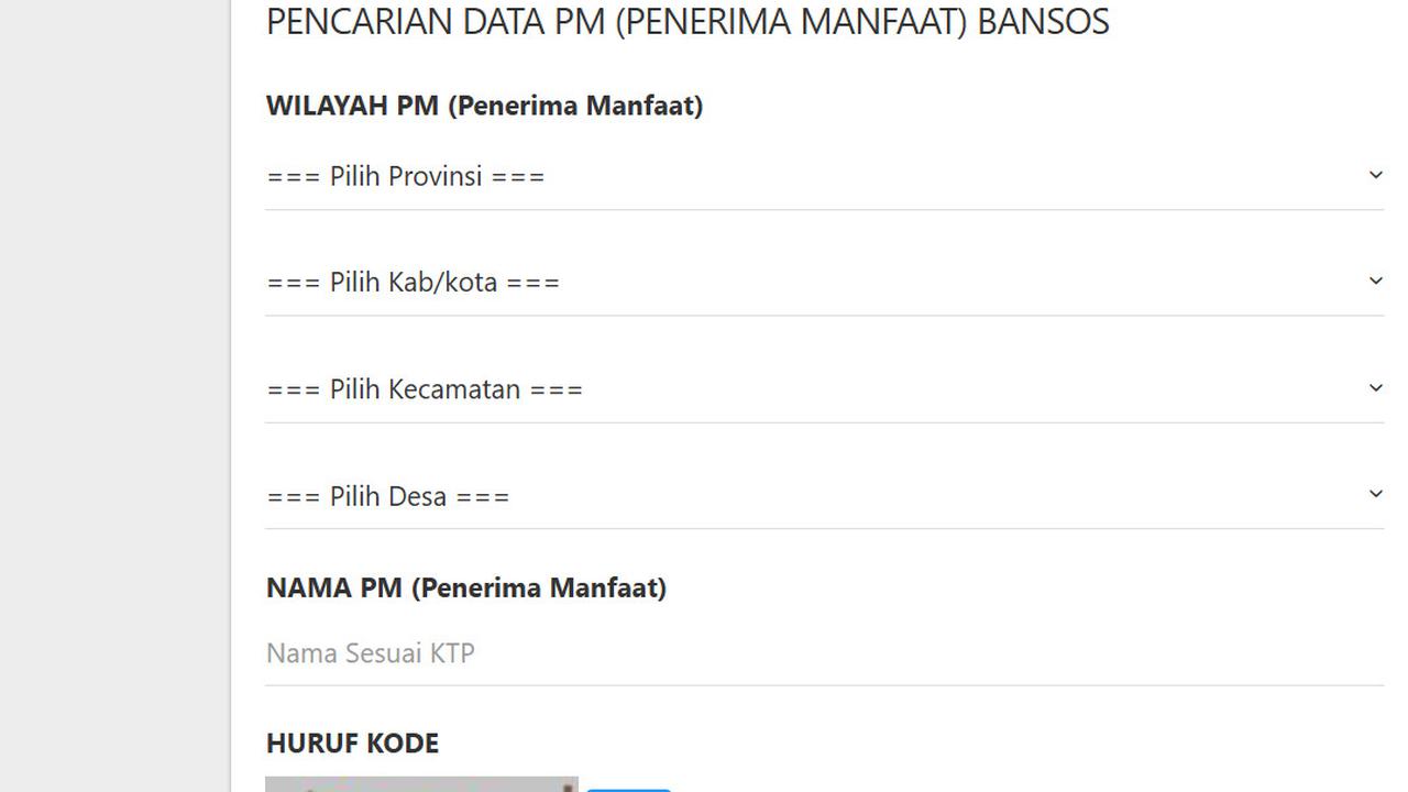 Cekbansos.kemensos.go.id, Cara Cepat Pastikan Tercatat Penerima Bansos