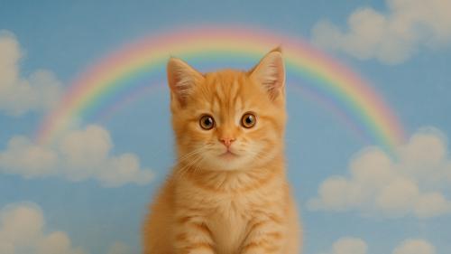 wallpaper kucing aneh