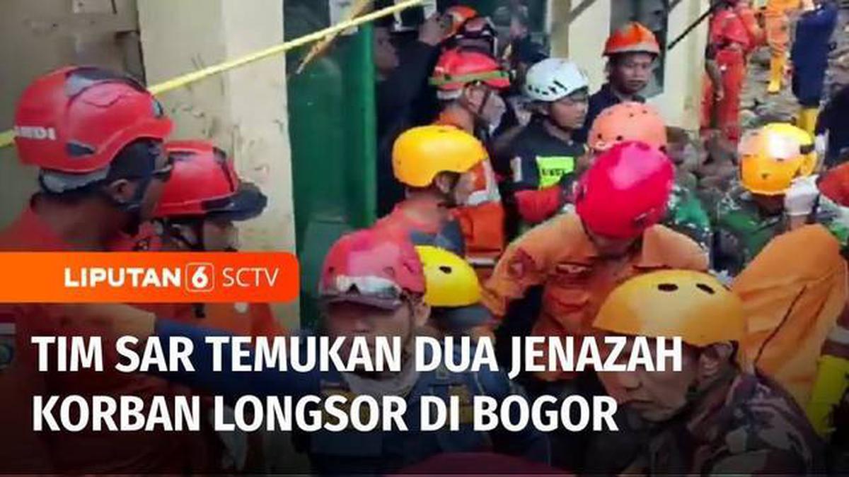 VIDEO: Tim SAR Temukan Jenazah Nenek dan Cucunya Korban Longsor Bogor - TV Liputan6.com