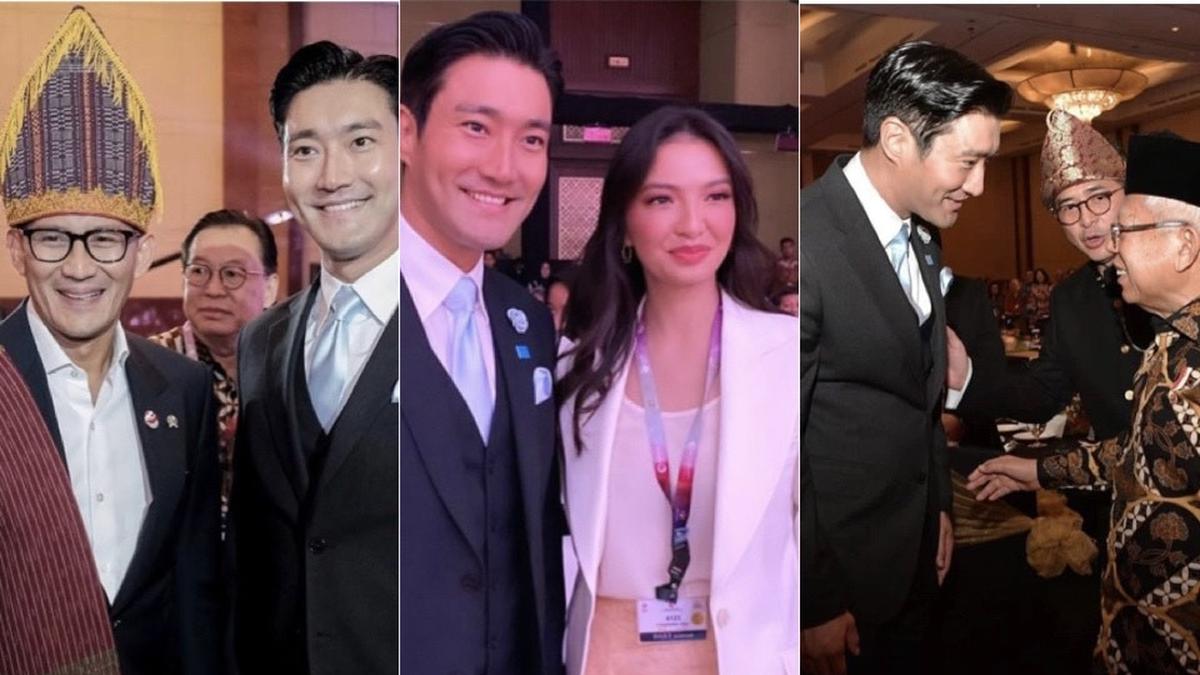 6 Penampilan Siwon Super Junior Rapi Kenakan Jas Hitam di KTT ASEAN ...