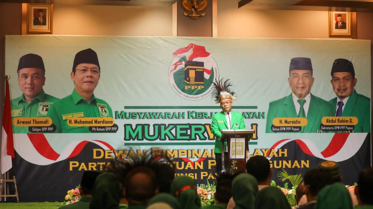 Mardiono Minta Kader PPP Papua Semangat Jemput Kemenangan Pemilu 2024 ...