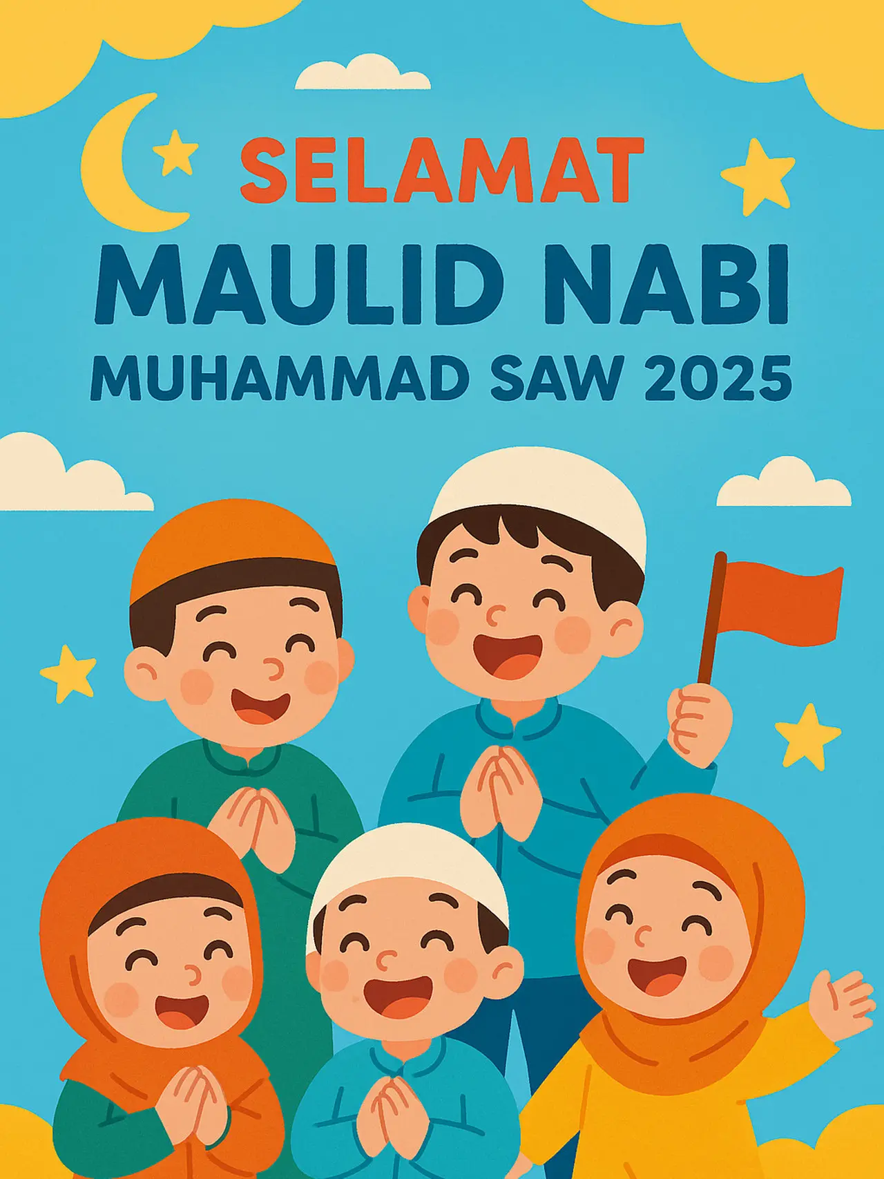 10 Poster Maulid Nabi Muhammad 2025 yang Bisa Langsung Digunakan ...
