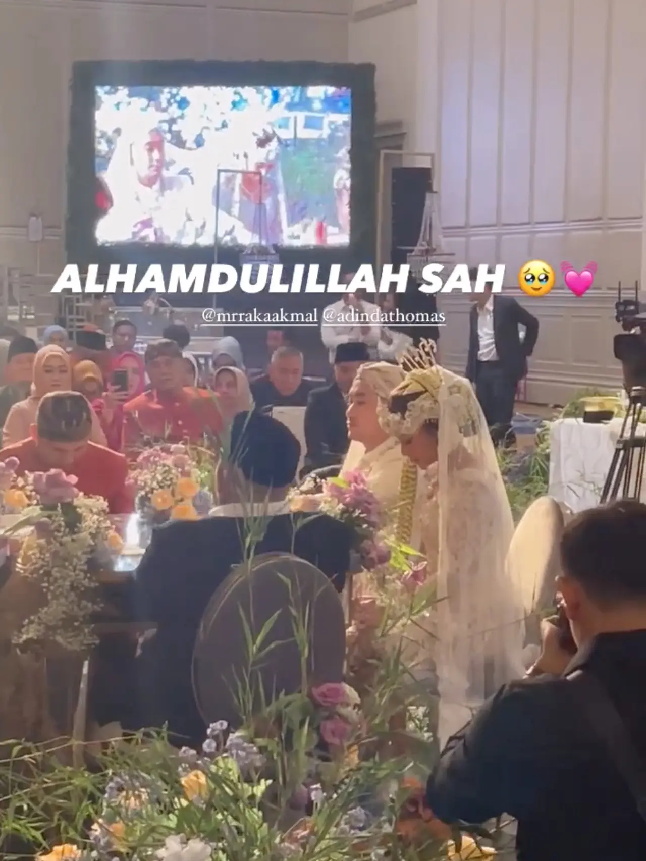 Adinda Thomas dan Raka Akmal Menikah, Maskawin Logam Mulia 100 Gram dan ...