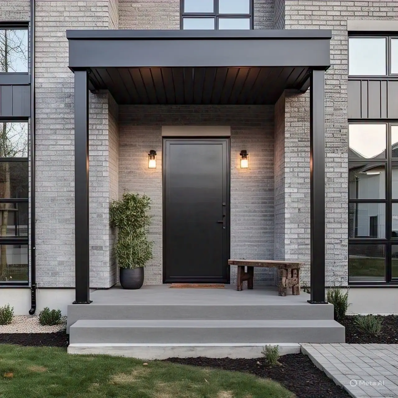 Tampak Depan Model Teras Cor Dak Rumah Minimalis, Inspirasi Desain Masa ...