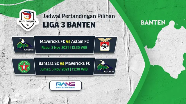 Yuk Tonton Pertandingan Liga 3 Banten di Vidio Rabu, 3 November 2021 ...