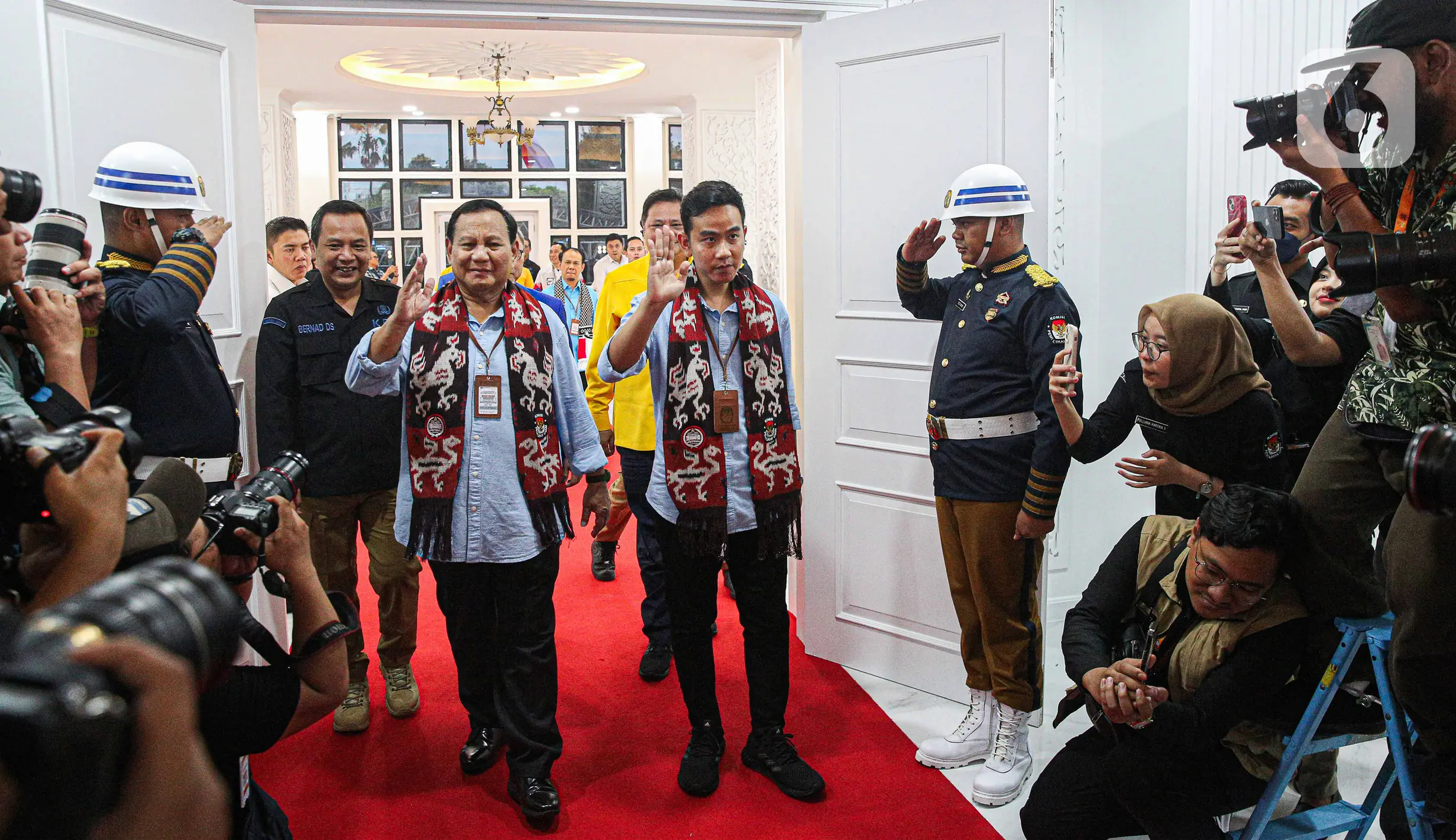 Prabowo dan Gibran Resmi Mendaftar Pilpres 2024 di KPU - Foto Liputan6.com