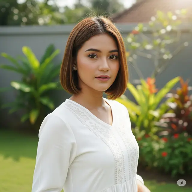 10 Inspirasi Model Rambut Pendek Coklat Wanita Indonesia 2025, Cocok ...