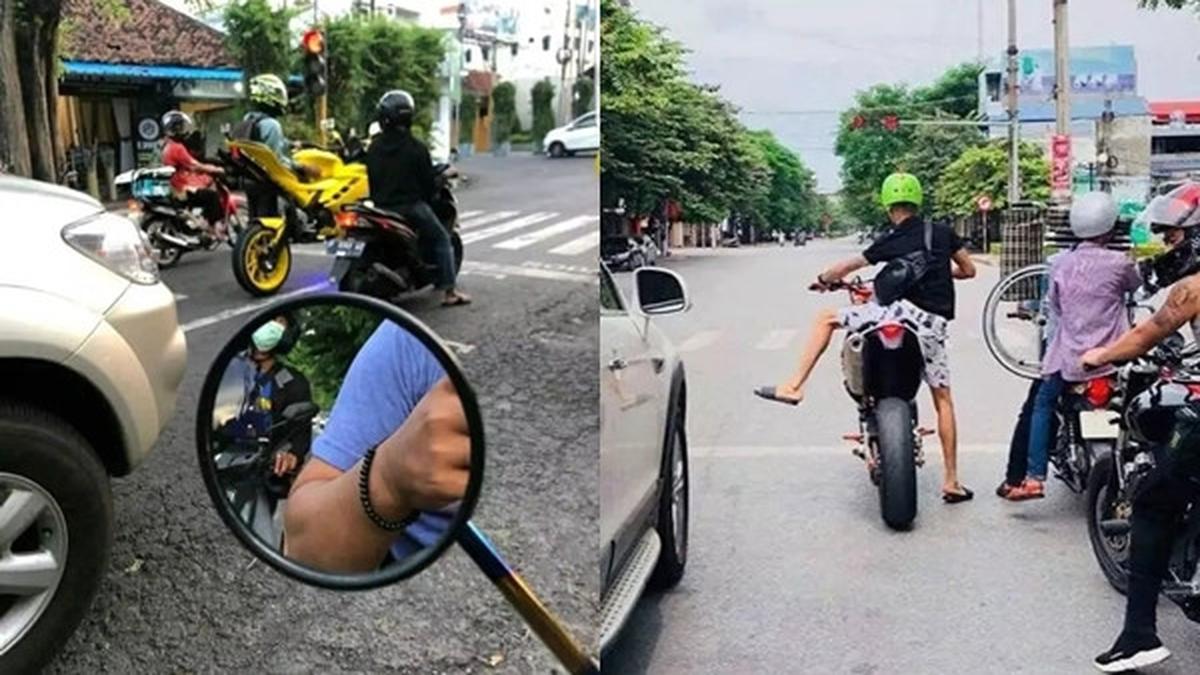 11 Kelakuan Pengendara Motor Mau Pamer Tapi Malah Gagal, Banyak Gaya ...