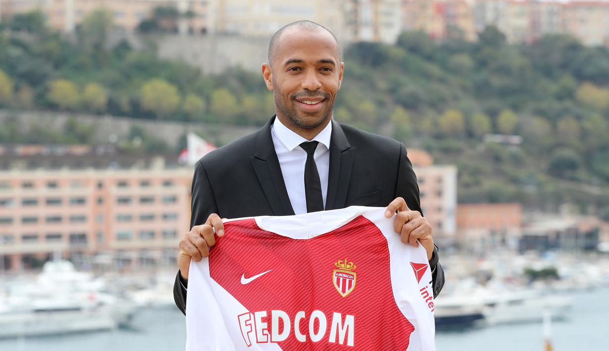 FOTO: Jadi Pelatih AS Monaco, Thierry Henry Senyum Semringah - Foto ...
