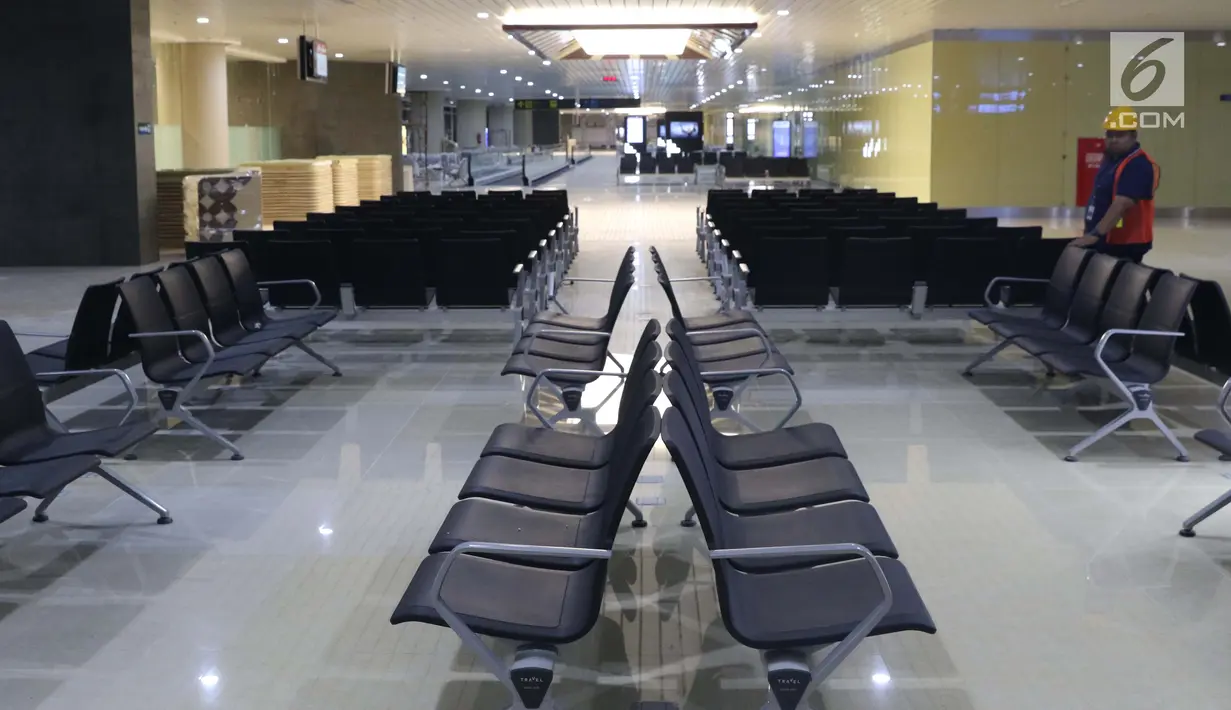 FOTO: Megahnya Ruang Check In dan Tunggu Bandara Internasional ...