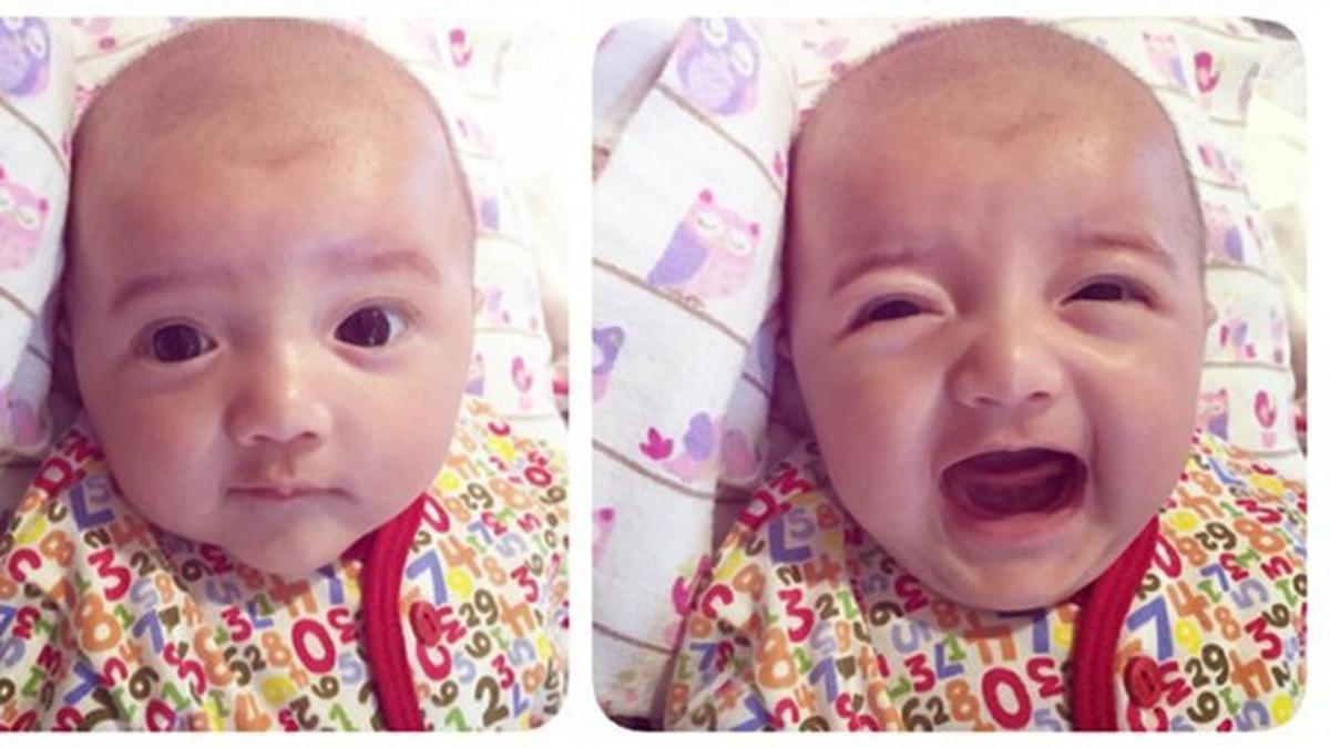 Potret Ekspresi Manyun Imut Baby Arsy Saat Kepanasan Akibat Terlalu ...