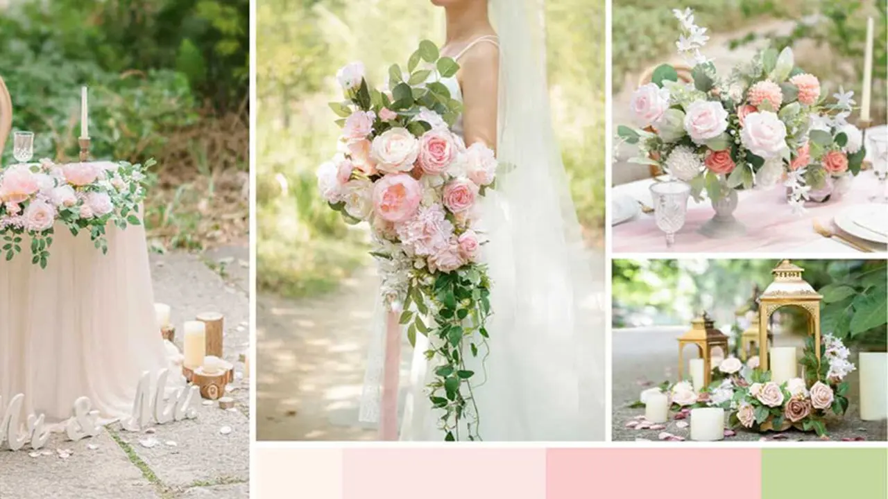 6 Kombinasi Warna Tema Pernikahan Pink, Ada Pink-Silver Ala Siraman ...