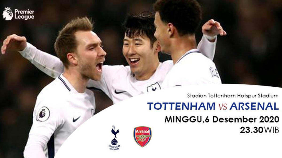 Link Live Streaming Tottenham Vs Arsenal Di Liga Inggris Malam Ini