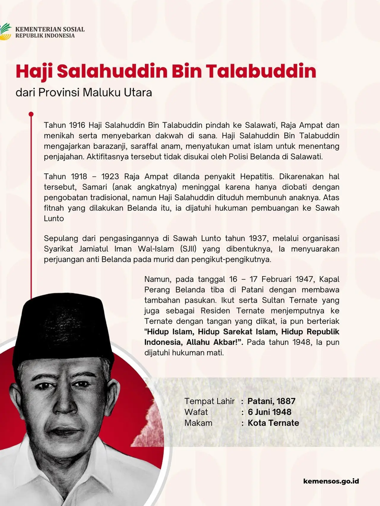 Salahuddin bin Talabuddin, Sosok Ulama Halmahera Tengah Pembela NKRI ...