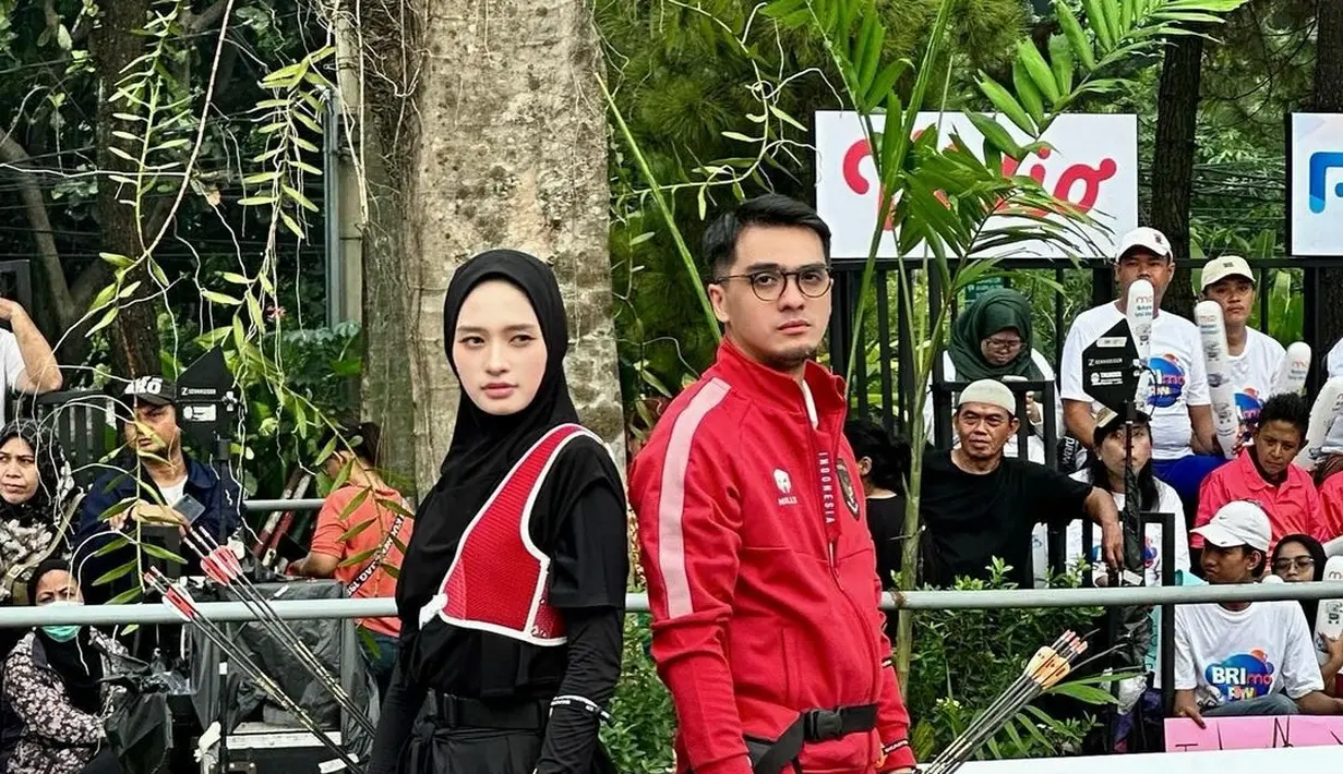 Potret Kedekatan Ricky Harun dan Inara Rusli di Turnamen Panahan, Jadi ...