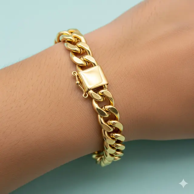 9 Model Gelang Rantai Emas Solid Terbaik untuk Investasi di 2025 ...