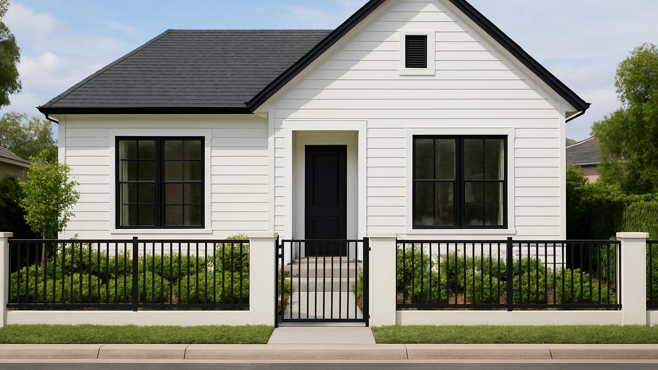 7 Rumah Minimalis Putih dengan List Hitam, Kesan Mewah yang Terjangkau ...