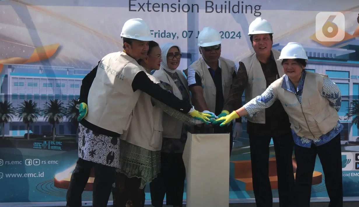 RS EMC Sentul Groundbreaking Gedung Baru - Foto Liputan6.com