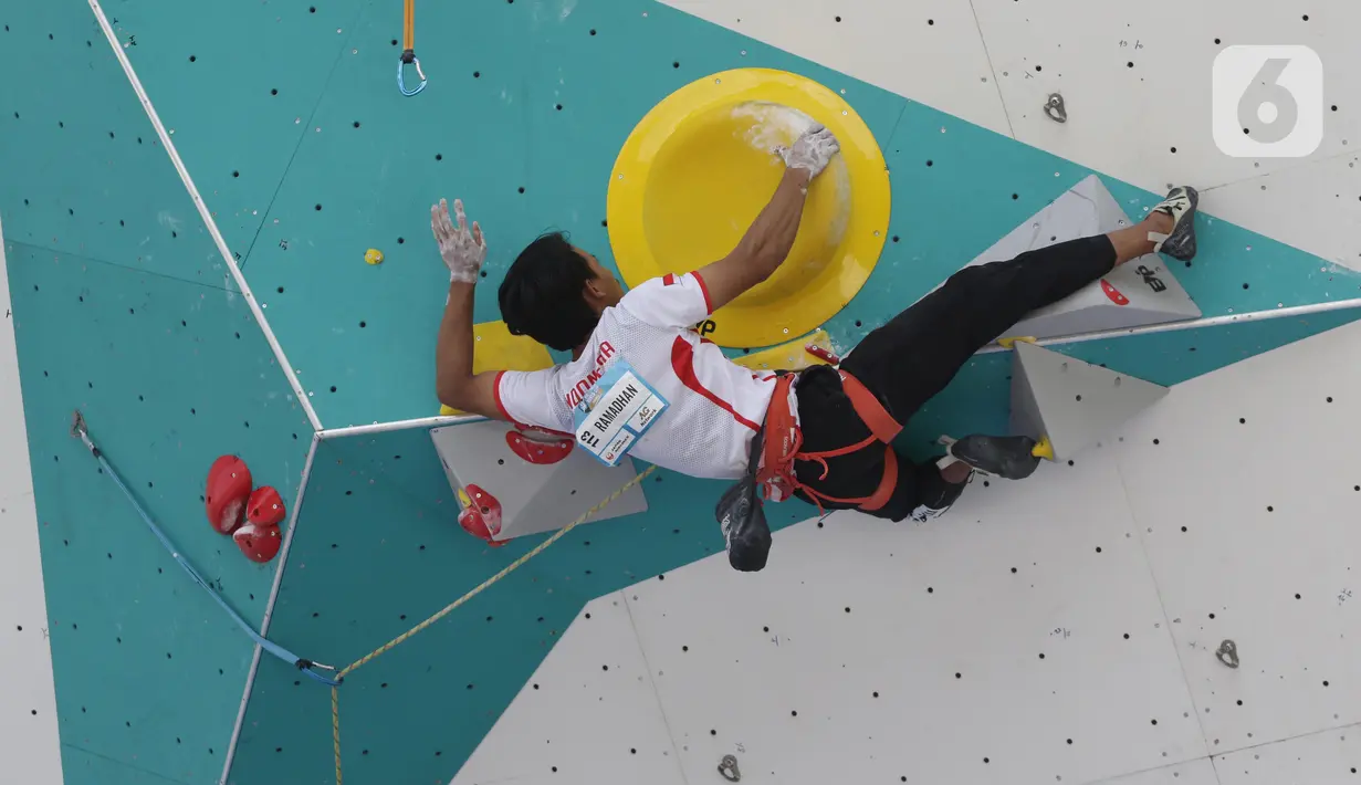 Atlet Panjat Tebing Indonesia Raviandi Ramadhan Lolos Final Kategori Lead Kejuaraan Dunia Panjat ...