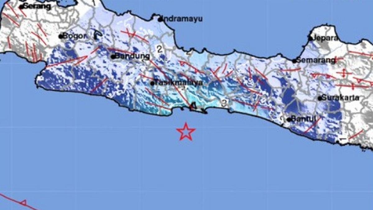 Gempa Magnitudo 5,0 Guncang Pangandaran Jabar, Getaran Terasa hingga Kebumen dan Banyumas ...