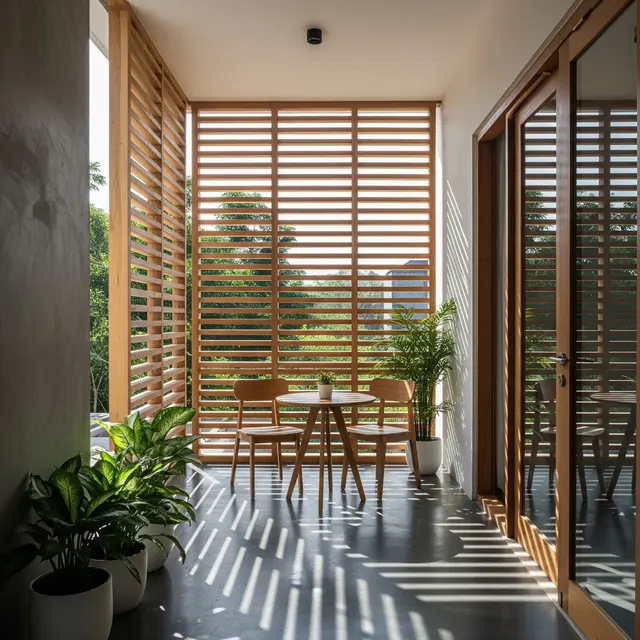 9 Desain Teras Roster Ukuran Kecil Konsep Ventilasi Terbuka, Sejuk di ...