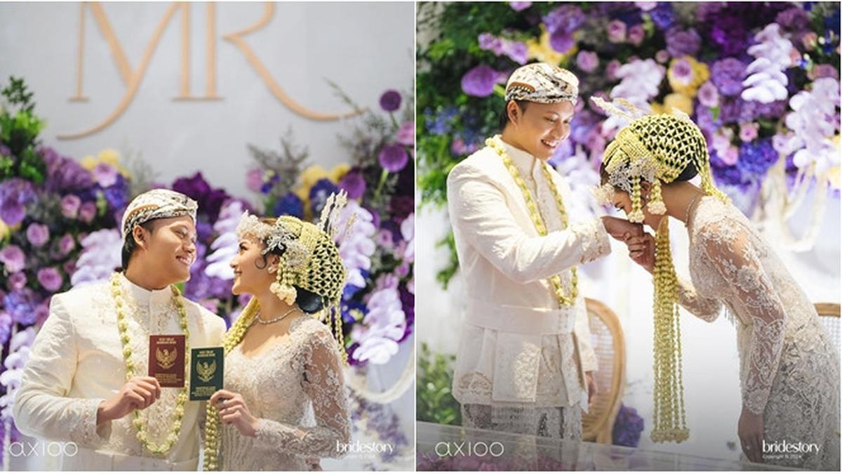 6 Potret Rizky Febian dan Mahalini Sah Menikah, Mahar Emas dan Uang