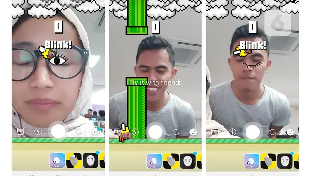 Flying Face, Gim Unik di Instagram Stories yang Mainnya Pakai Kedipan ...
