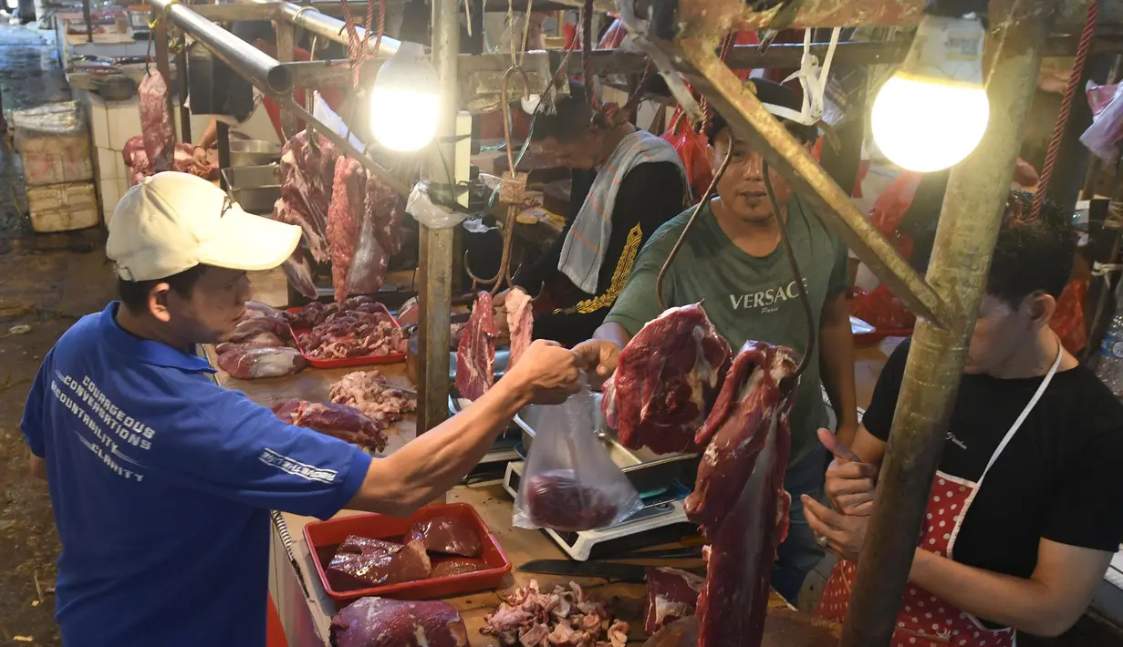 Penjualan Daging Sapi Menurun - Foto Liputan6.com