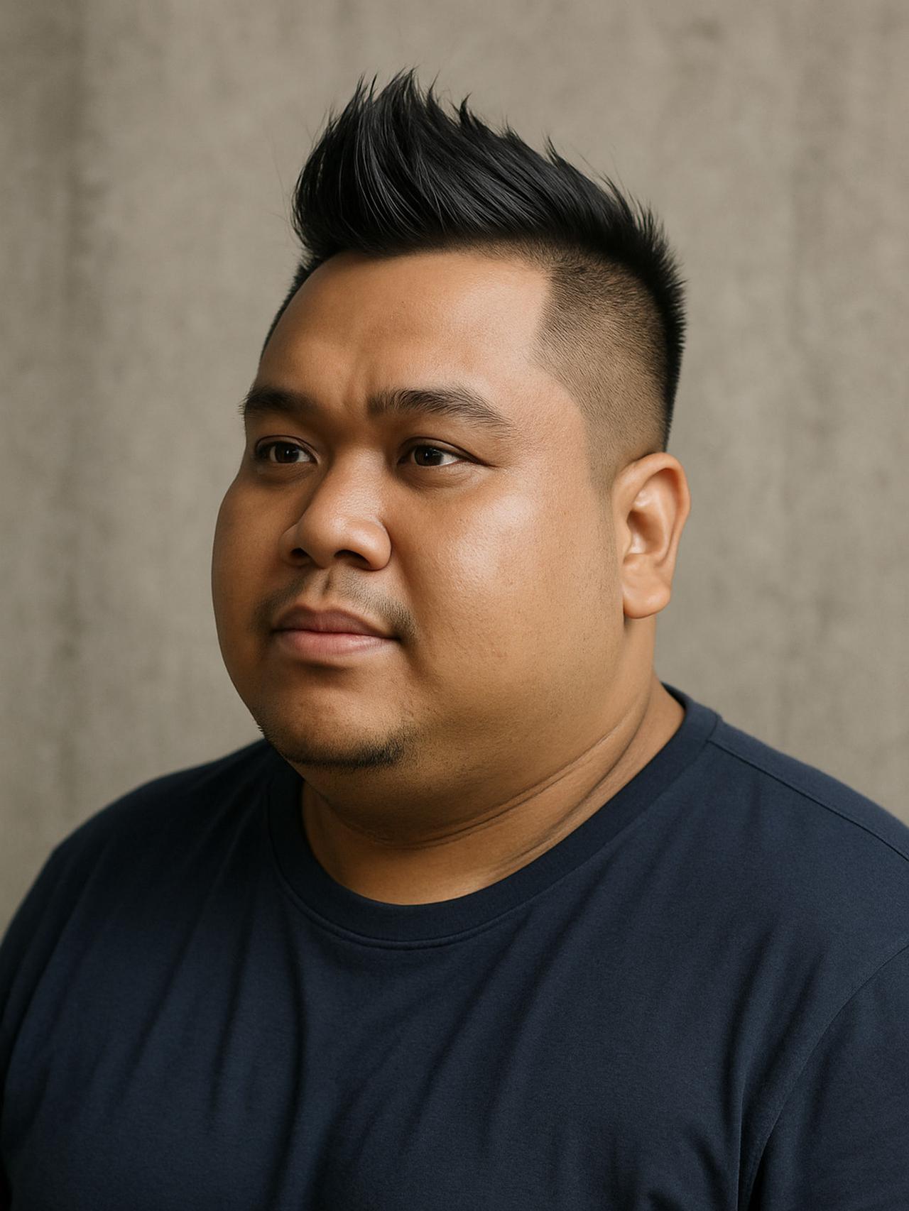 7 ⁠Model Potong Rambut Pria Gemuk, Bikin Proporsi Wajah Tampak Lebih Ideal