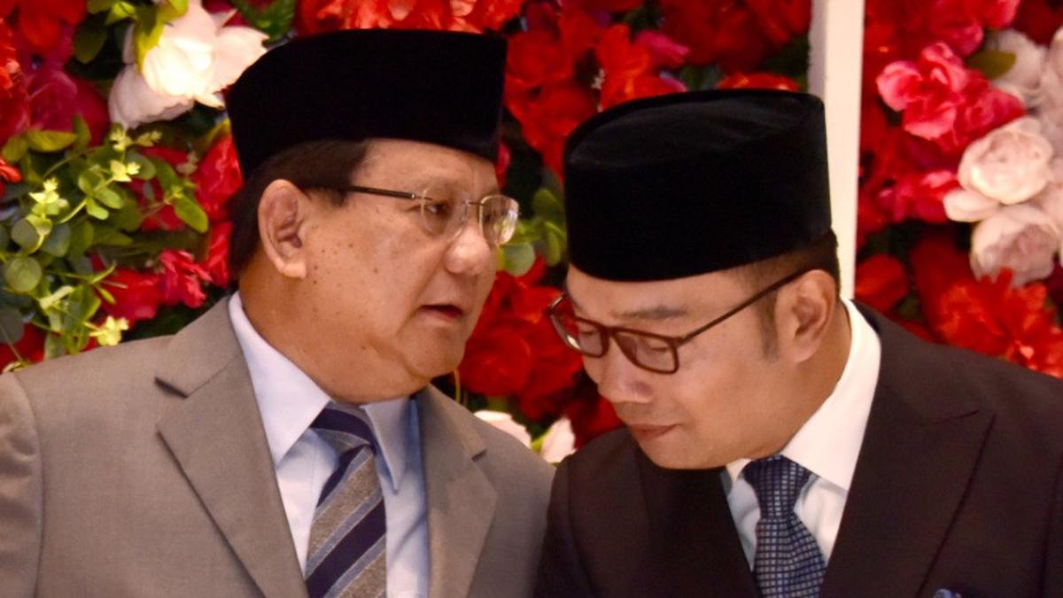 Prabowo Unggah Foto Bersama Ridwan Kamil, Ada Apa? - News Liputan6.com