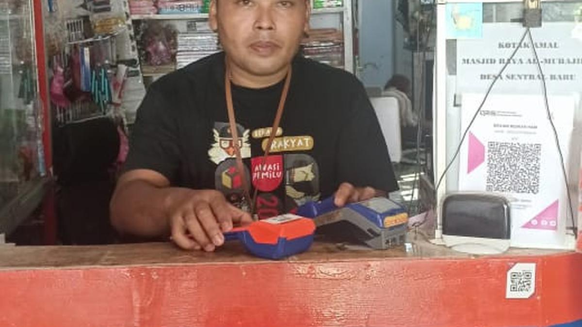 AgenBRILink Riswan Jadi Jembatan Akses Perbankan bagi Warga Desa Sentral Baru di Kabupaten ...